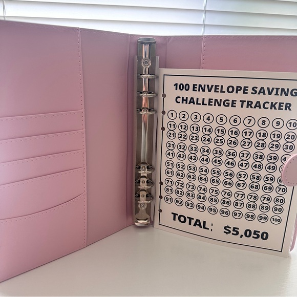 no brand | Office | 0 Envelope Savings Challenge Binder Money Tracker ...